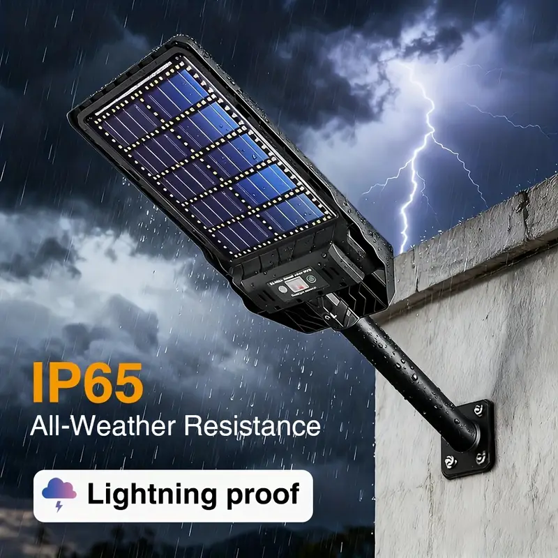 Commercial Solar Street Lights Outdoor Dusk to Dawn Super Bright Road ...