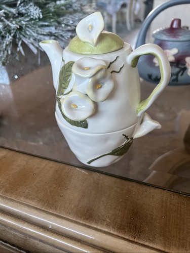 Bella Casa Tea Pot Gor 1 Calla Lily | eBay