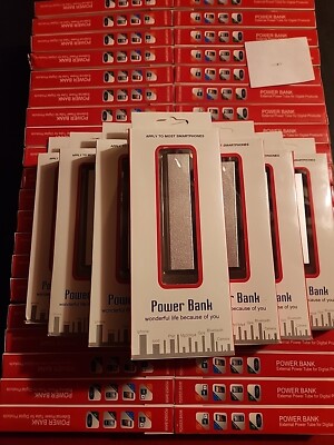 Power Bank High Speed USB External Power Tube Portable Charger Silver ...