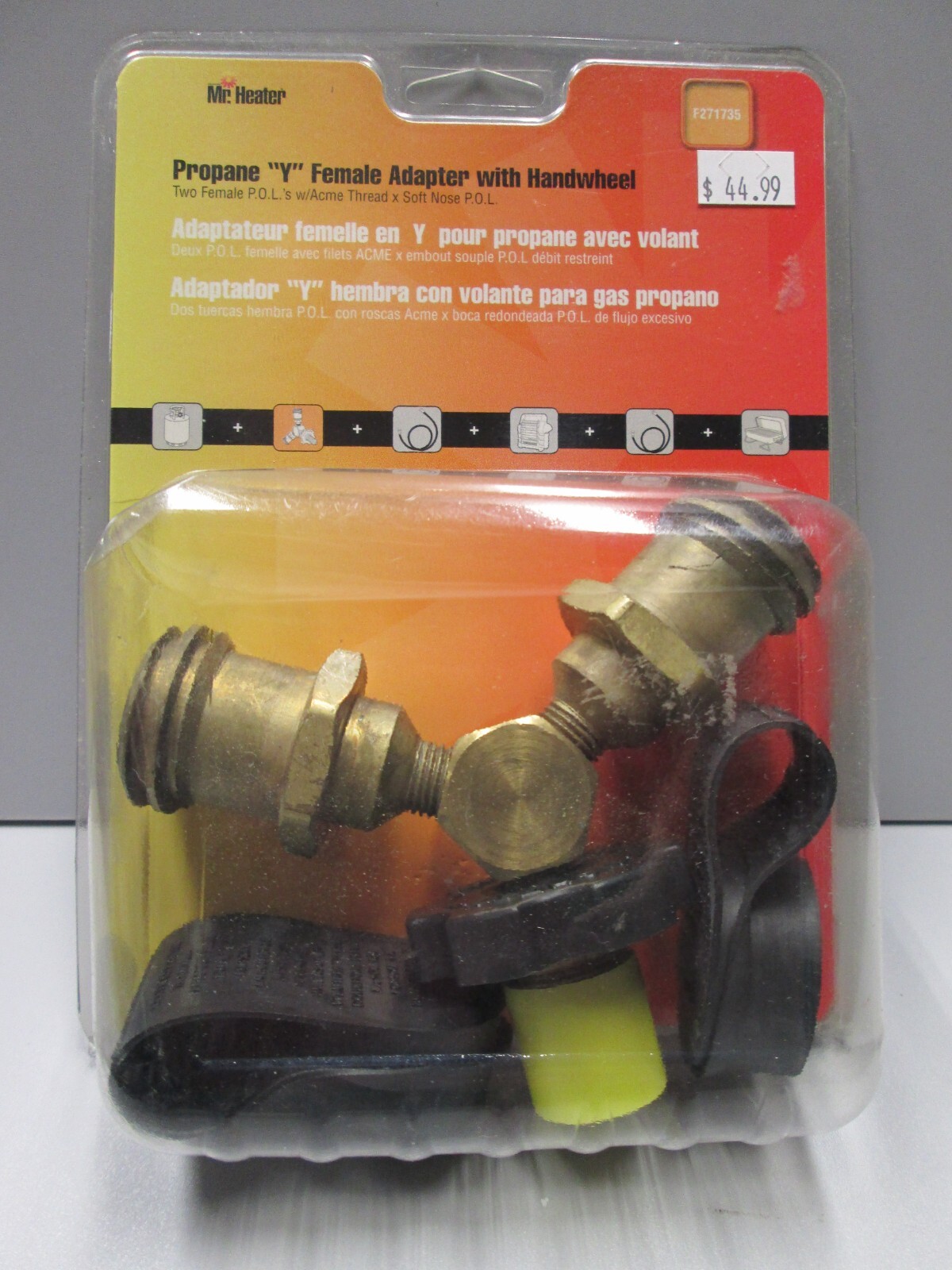 Mr. Heater Propane Y Female Adapter with Handwheel F271735 | eBay
