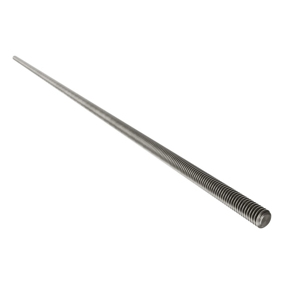 Steel Threaded Screwed Rod BZP Full Thread Bars Studding Bar 300mm M6 ...