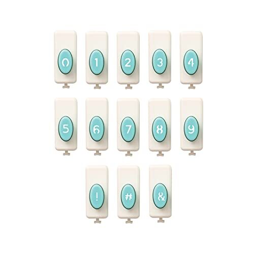 Number Punches Set, Pair with Punch Board, Mix and Match Numbers, for ...