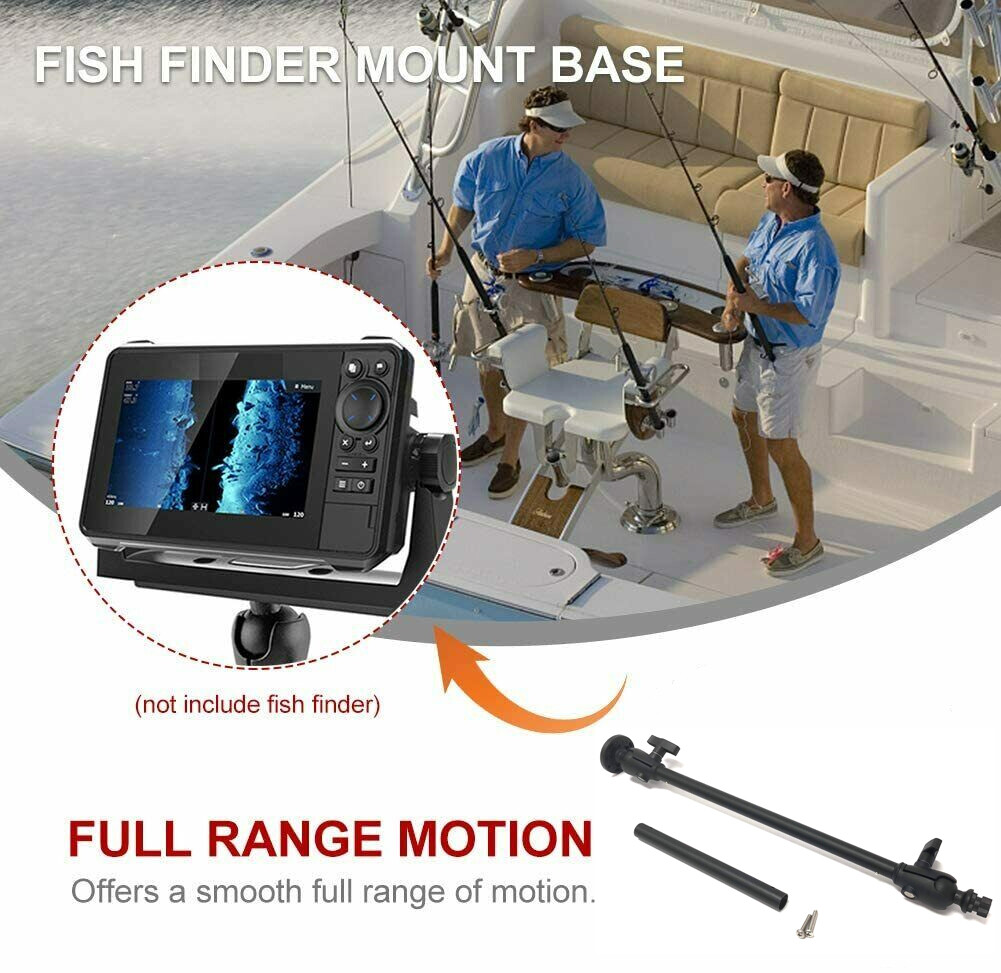 360° Fish Finder Holder GPS Plate Mount Stand Install fitting A2 Octagonal Base | eBay
