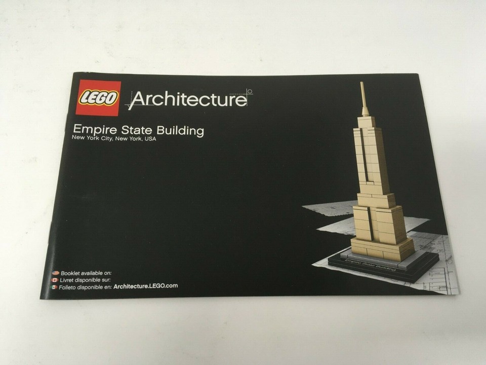 Lego 21002 Empire State Building with manual Architecture New York City ...