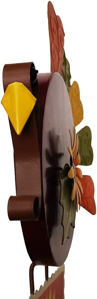 Thanksgiving Metal Turkey Hanging Door Sign Wall Decor Turkey Welcome ...