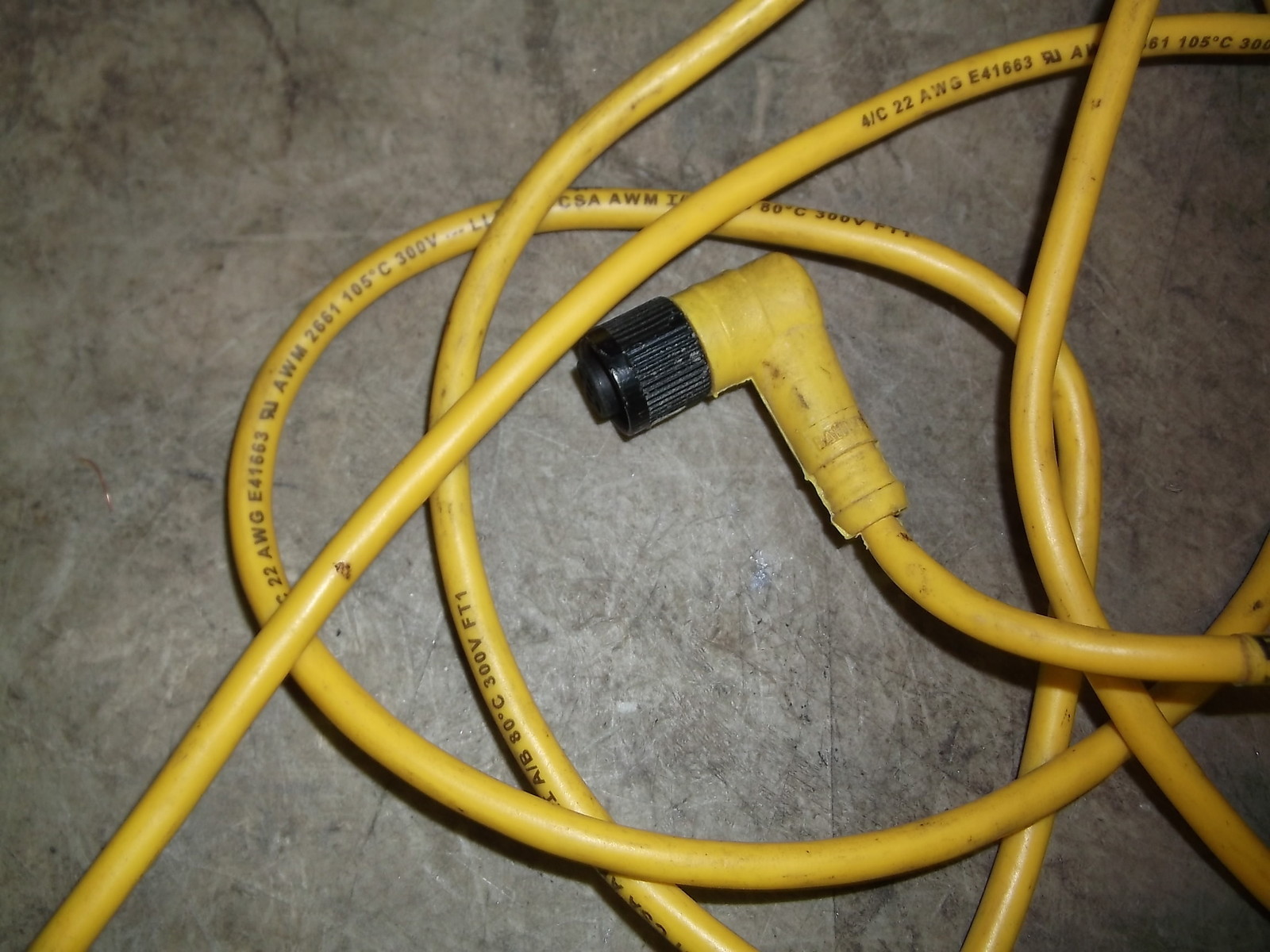 Balluff C04BC100VY050M Yellow Sensor Cable Assembly *FREE SHIPPING* | eBay