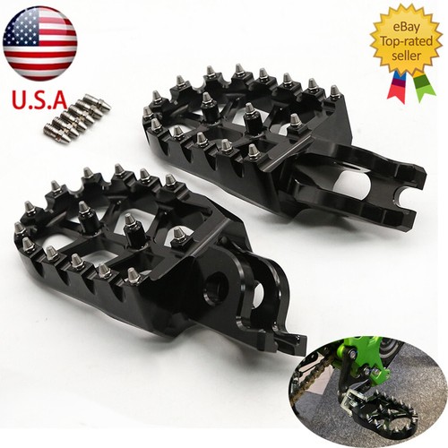 For Honda CRF250X CRF250R 2004-2015 CNC Footrest Pedals FootPeg Pivot ...