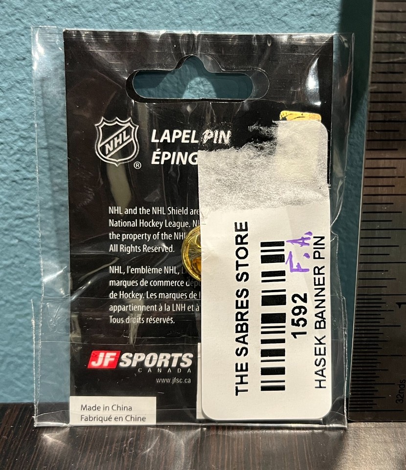 NHL Buffalo Sabres Dominik Hasek #39 Lapel Enamel Pin Ryan Miller Tage ...