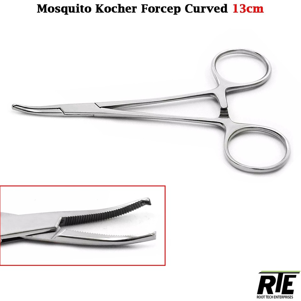 Hemostat Dental Mosquito Kocher Artery Locking Surgical Forceps Tissue ...