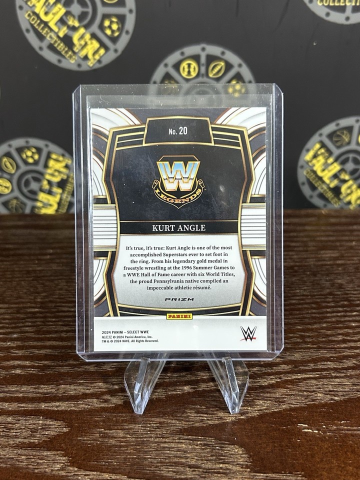 Kurt Angle 2024 Panini Select WWE Silver Prizm Phenomenon #20 | eBay