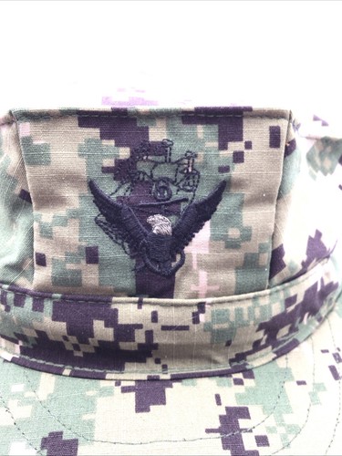 U.S. Navy Woodland Type III Service Cap 7 5/8 Military NWU Cover Hat | eBay