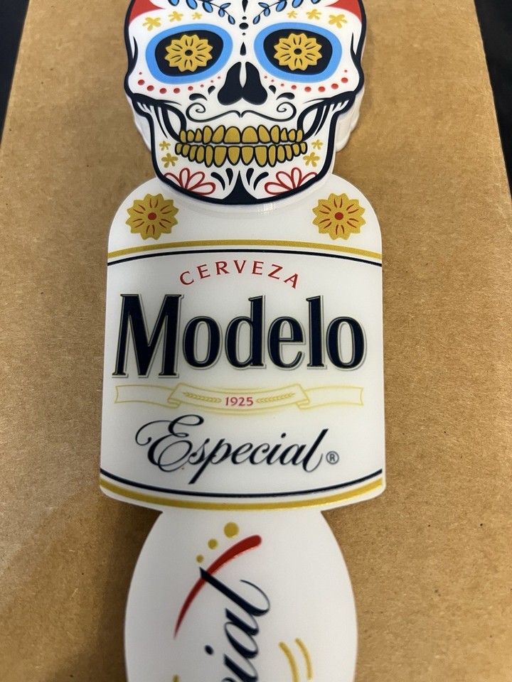 Modelo Especial Sugar Skull Beer Tap Handle 10.5 Tall | eBay