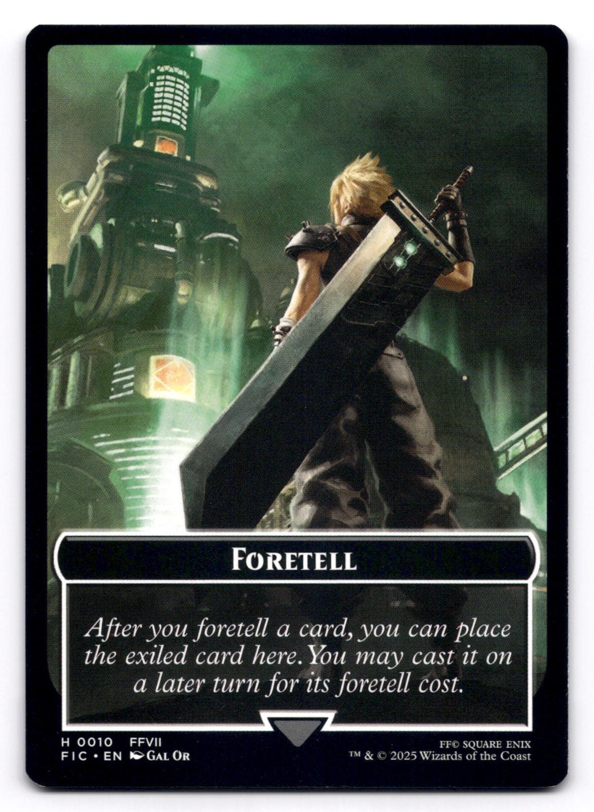 Foretell // Treasure Double-Sided Token NM Commander: Final Fantasy MTG ...