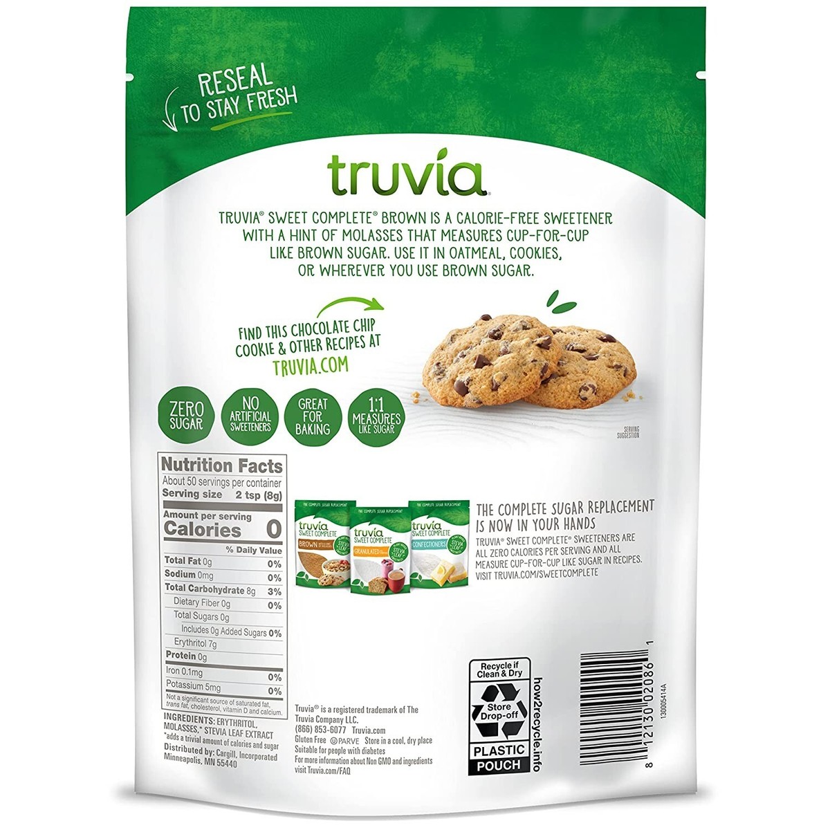 Truvia Sugar Barcode