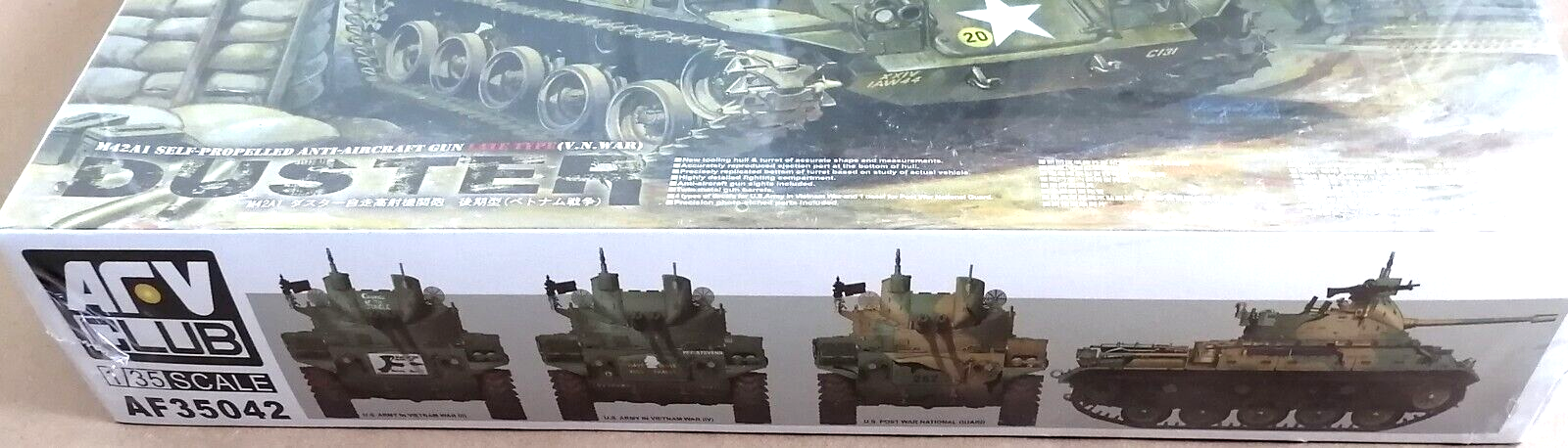 AFV Club 1/35 M42a1 Duster Spaa Late Version 35042 for sale online | eBay