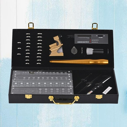Portable Gem Diamond Tester Selector and Accessories Jeweler Tool Box ...