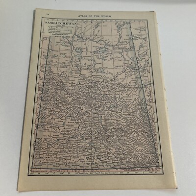 1900-Now - Map Of Saskatchewan