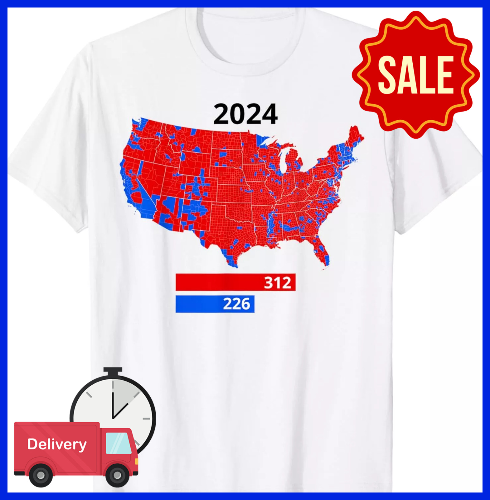 2024 Electoral Map Trump 312 Red 2024 Election Result… - Gem