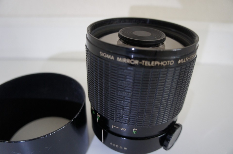 SIGMA Mirror-Telephoto 600mm f/8 Camera Lens Manual Focus Multi-Coated ...