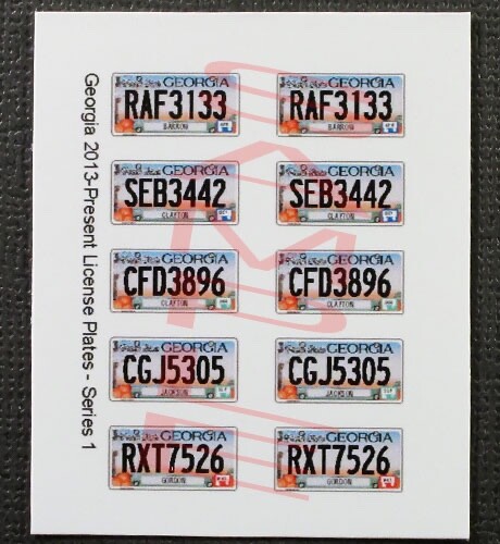 Old Georgia License Plate Georgia License Plates For Sale The Tag