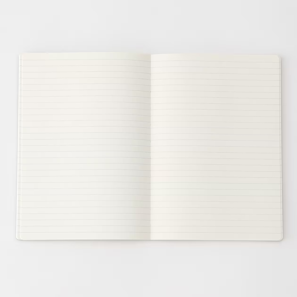 MUJI High-quality paper Notebook B6 horizontal ruled 80 sheets Japan ...