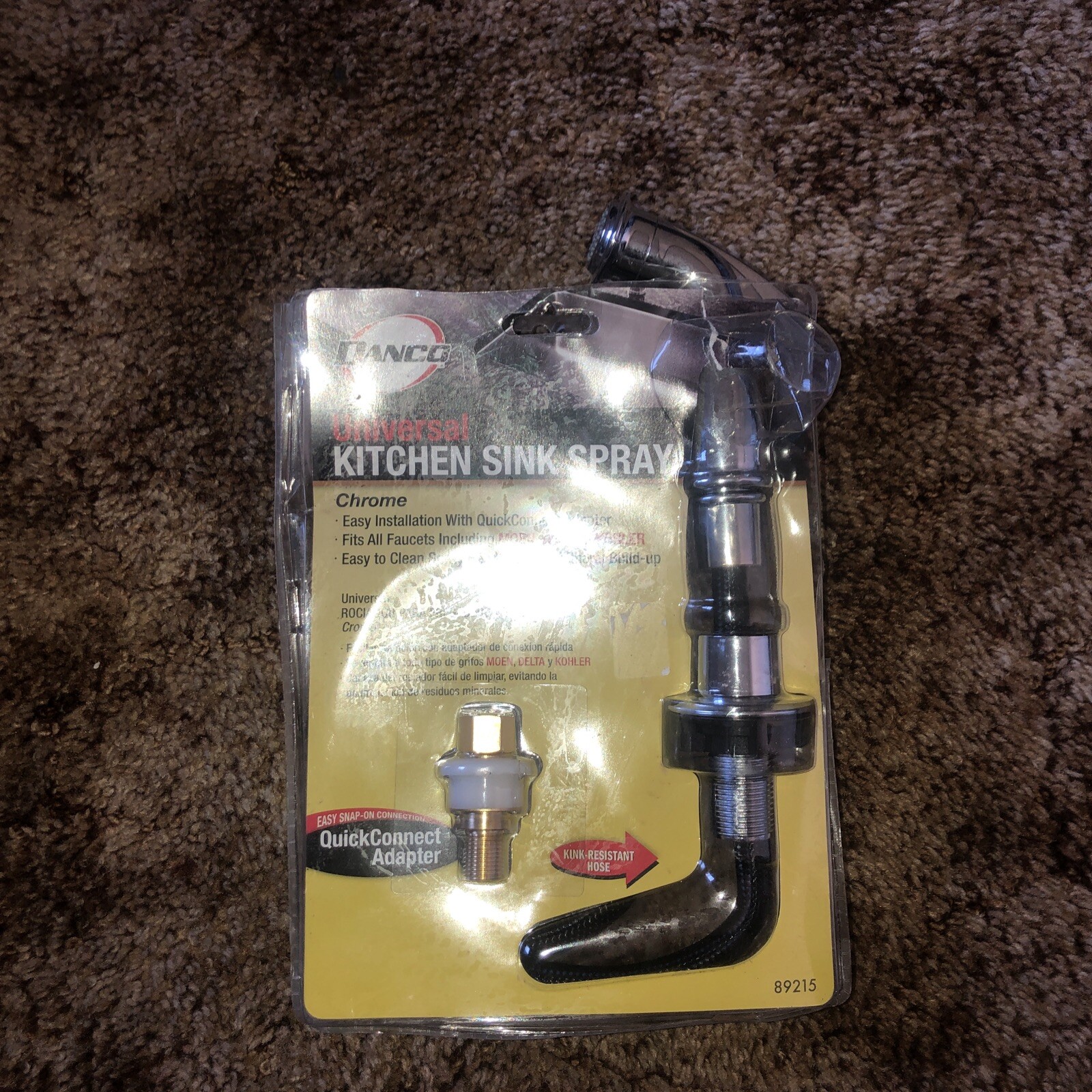 Danco Chrome Universal Kitchen Sink Spray Assembly #89215 Quick Connect ...