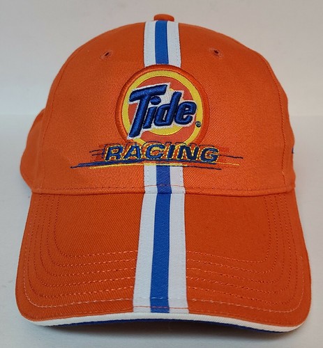 Tide Racing Nascar Hook and Loop Back Cap Hat Orange | eBay