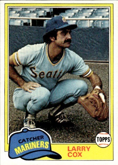 1981 Topps #249 Larry Cox Seattle Mariners Baseball | eBay