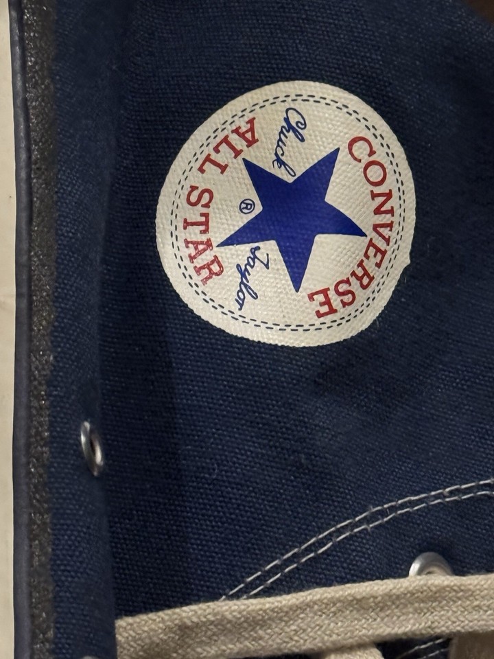 Converse 60s All Stars Blue Sneakers Shoes Made In USA Mid Tops Mens ...