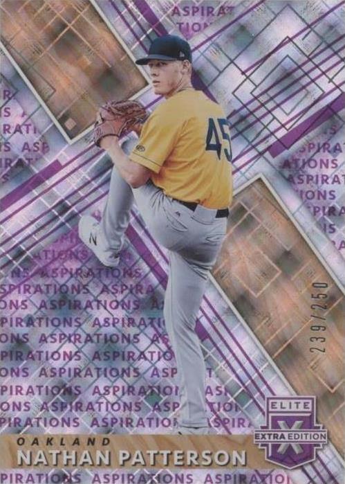 2019 Panini Elite Extra Edition - Nathan Patterson #180 Aspirations ...