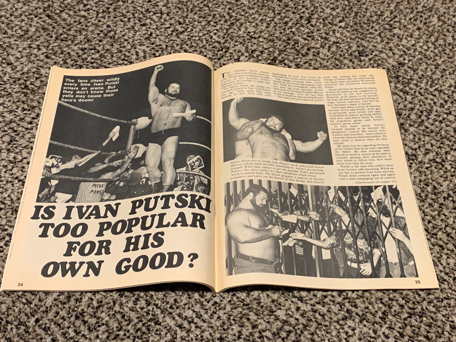 The Wrestler magazine January 1976 - Sammartino, Ivan Putski | eBay