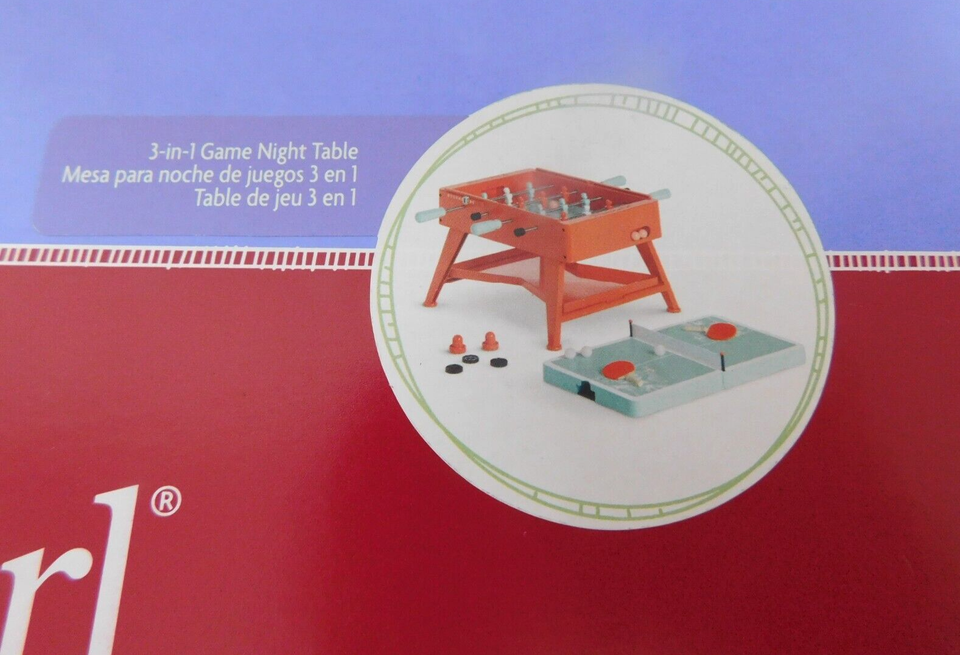 AMERICAN GIRL TRULY ME 3 IN 1 GAME NIGHT TABLE NEW IN BOX RETIRED ...
