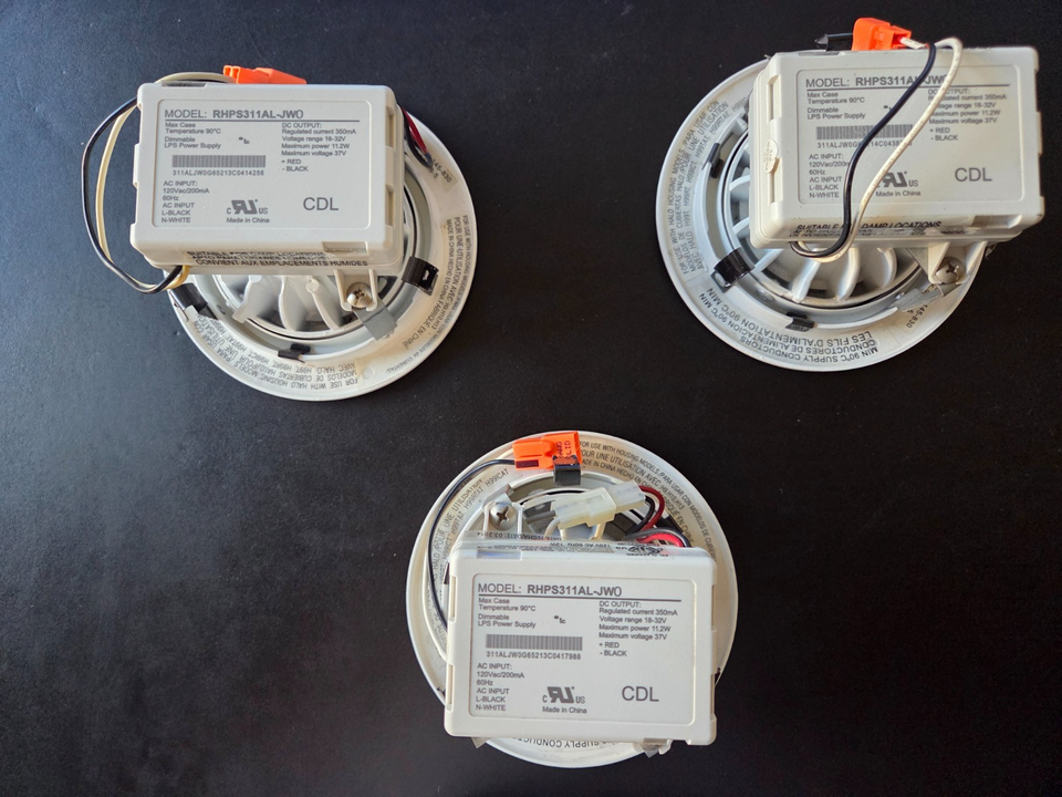 4 inch LED Gimball Recessed Lights RHPS311AL-JW0 145-830 Qty = 3 | eBay