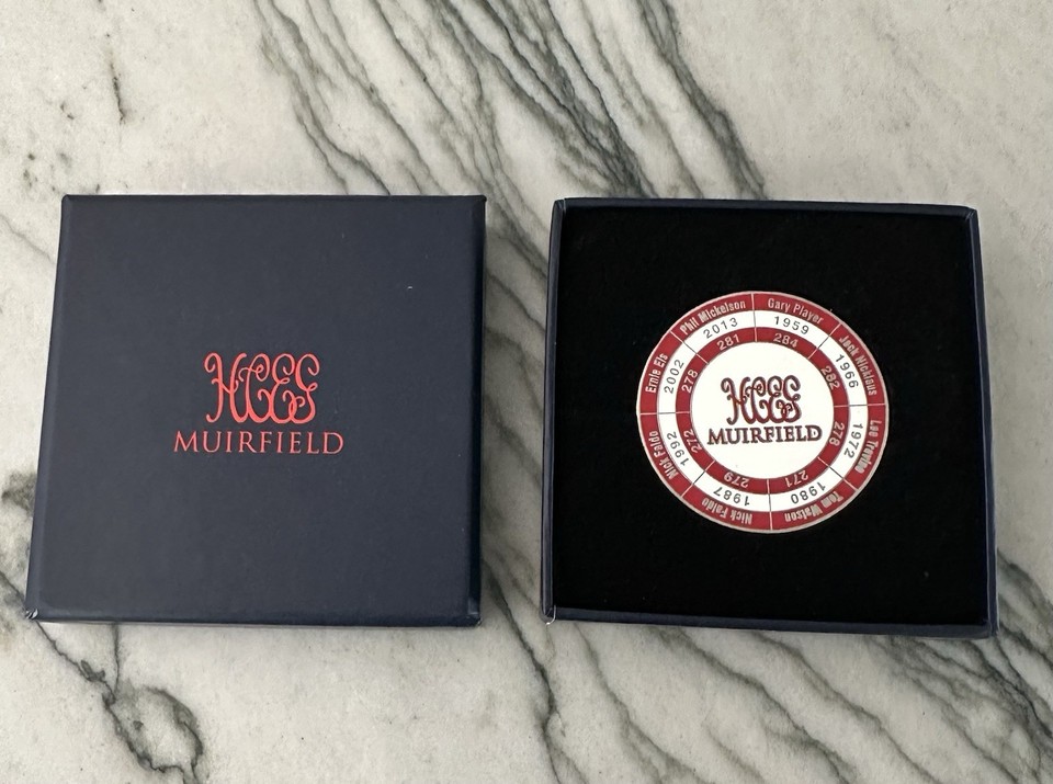 NEW MUIRFIELD SCOTLAND GOLF COURSE BALL MARKER / COLLECTORS COIN ⛳️ | eBay