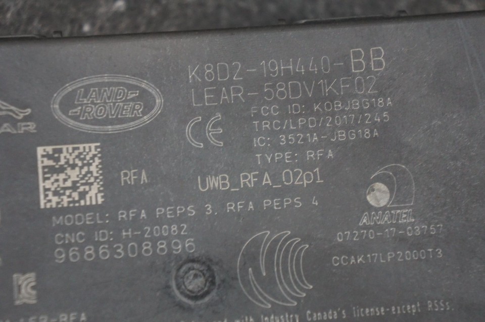 Theft Locking Keyless Entry Module ECU LR117932 Land Rover Defender ...