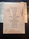 Air Supply SET LIST Signed Autographed Russell Graham 1-4-26 Singapore ...