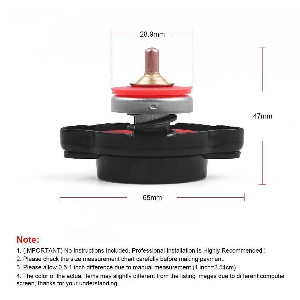 High Pressure Radiator Cap Temperature Gauge Thermost Radiator Cap Auto ...