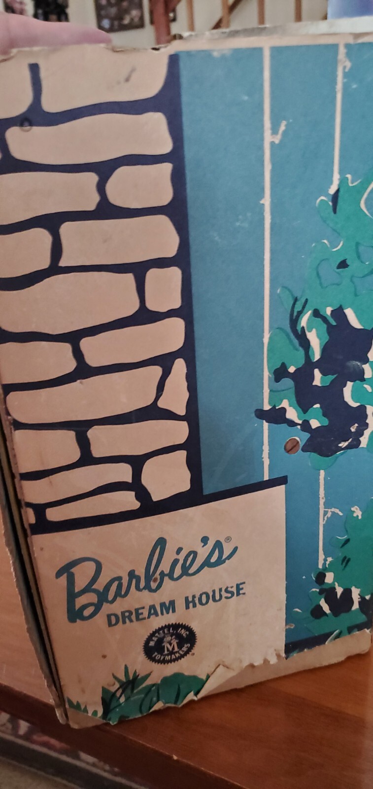 Vintage Original 1960s Cardboard BARBIE DREAM HOUSE w/ Furniture As ...