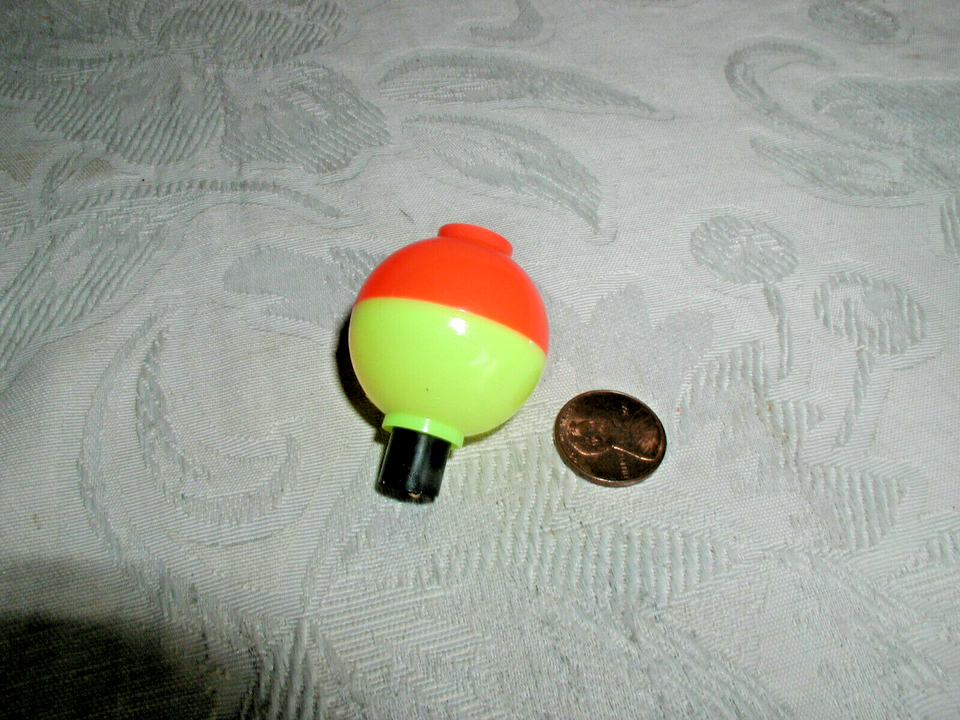 25 Plastilite 1¼" FISHING FLOATS,US QUALITY BAIT BOBBERS,Yellow/Red Or ...