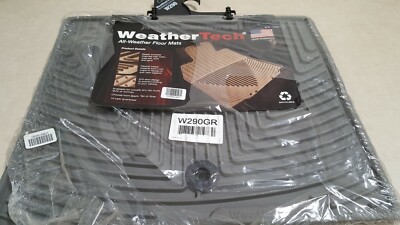WeatherTech Floor Mat W290GR - BACK ROW ONLY - Gray | eBay