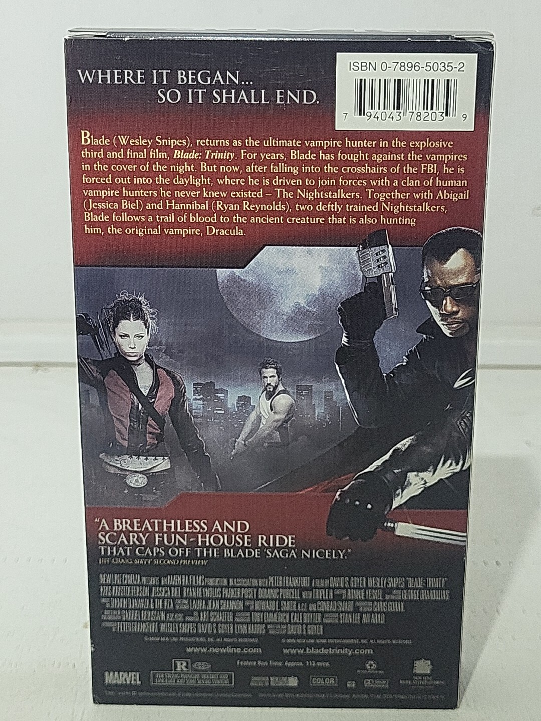 Blade: Trinity (VHS, 2005) for sale online | eBay