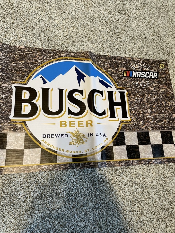 NASCAR BUDWEISER BUSCH BEER RACING HARVICK #4 BANNER BUSCH LITE | eBay