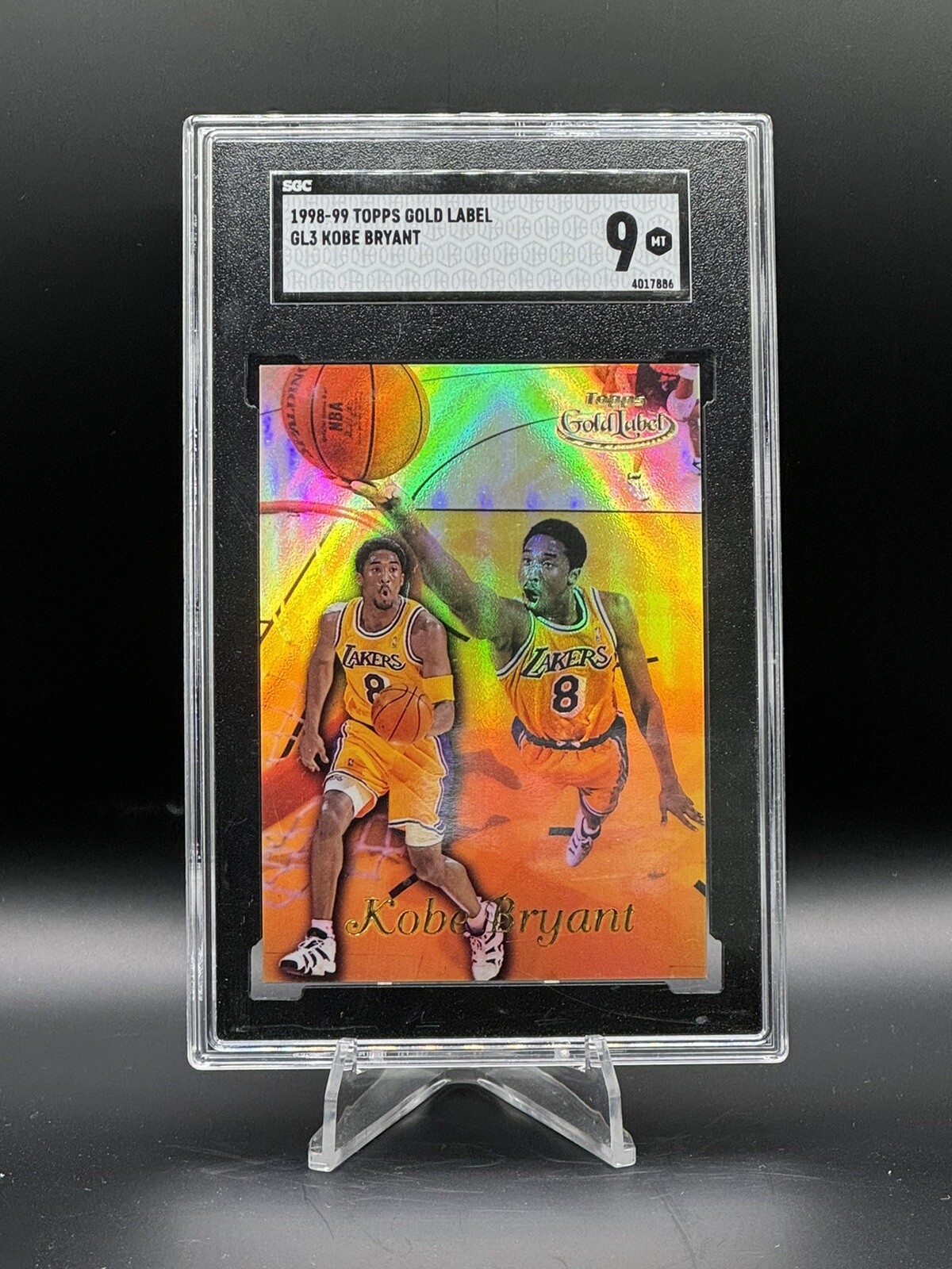 1998 Topps Gold Label Kobe Bryant GL3 Class 1 SGC 9 | eBay