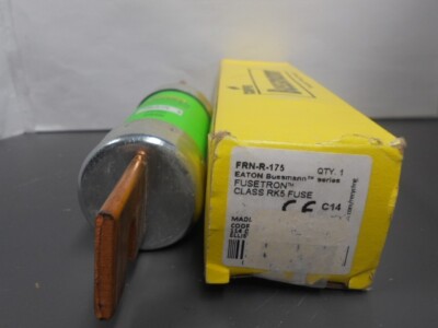 New Bussmann Fusetron FRN-R-175 175 Amp Fuse 250V Energy Efficient ...