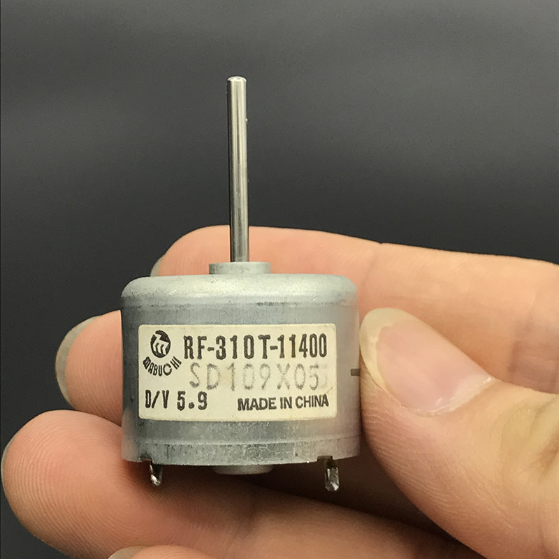 MABUCHI RF-310T-11400 DC 5.9V Micro Spindle Motor 22mm Long Shaft 2mm ...