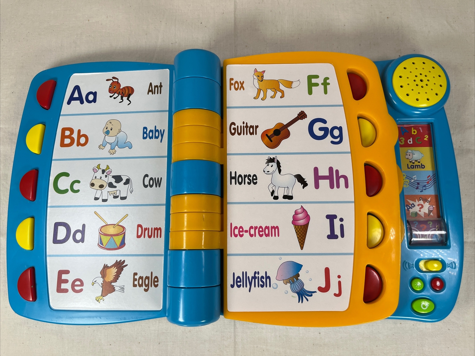 2009 Talking Activity Book 8 Pages of Letters Numbers Animals & More ...