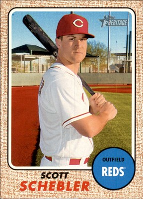 2017 Topps Heritage #233 Scott Schebler - NM | eBay