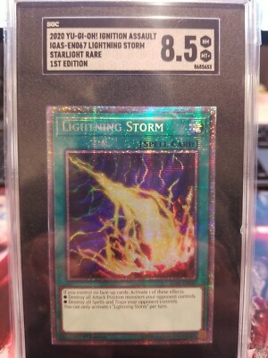 2020 YU-GI-Oh! IGAS EN067 Lightning Storm 1st Edition Starlight Rare ...