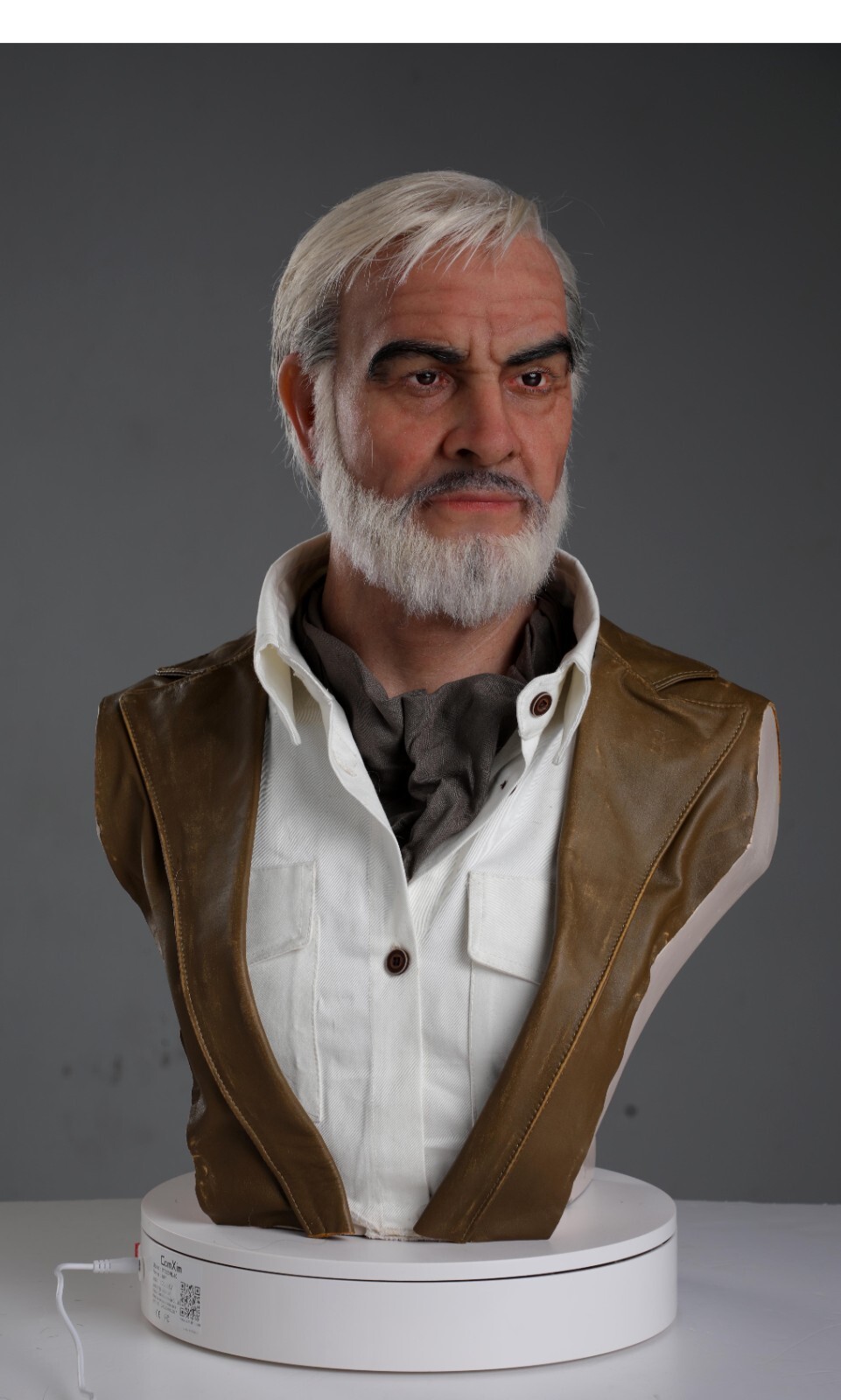 Sean Connery Hollywood LXG Hyper Realistic lifesize bust silicone not ...