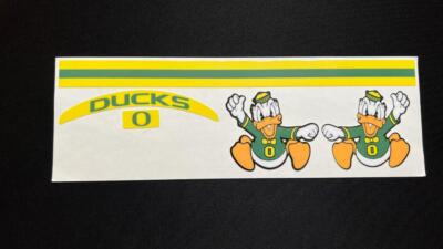 Oregon Ducks Alt Duck Logo Mini Football Helmet Decal Set | eBay